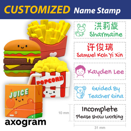 Motivational stamps & stationery for your kids! - axogram