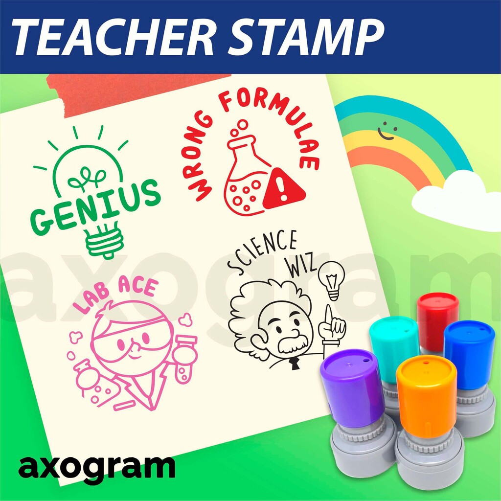 Motivational stamps and stickers for your students! - axogram