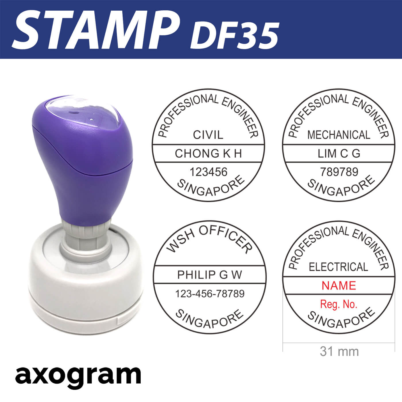 Company Rubber Stamp Sample